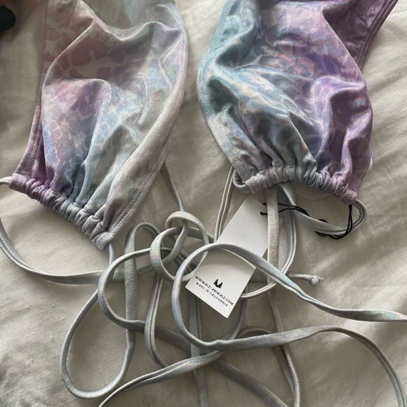 Minimale Animale | Swim | Never Been Worn Bikini Purple Shiny Bikini ...